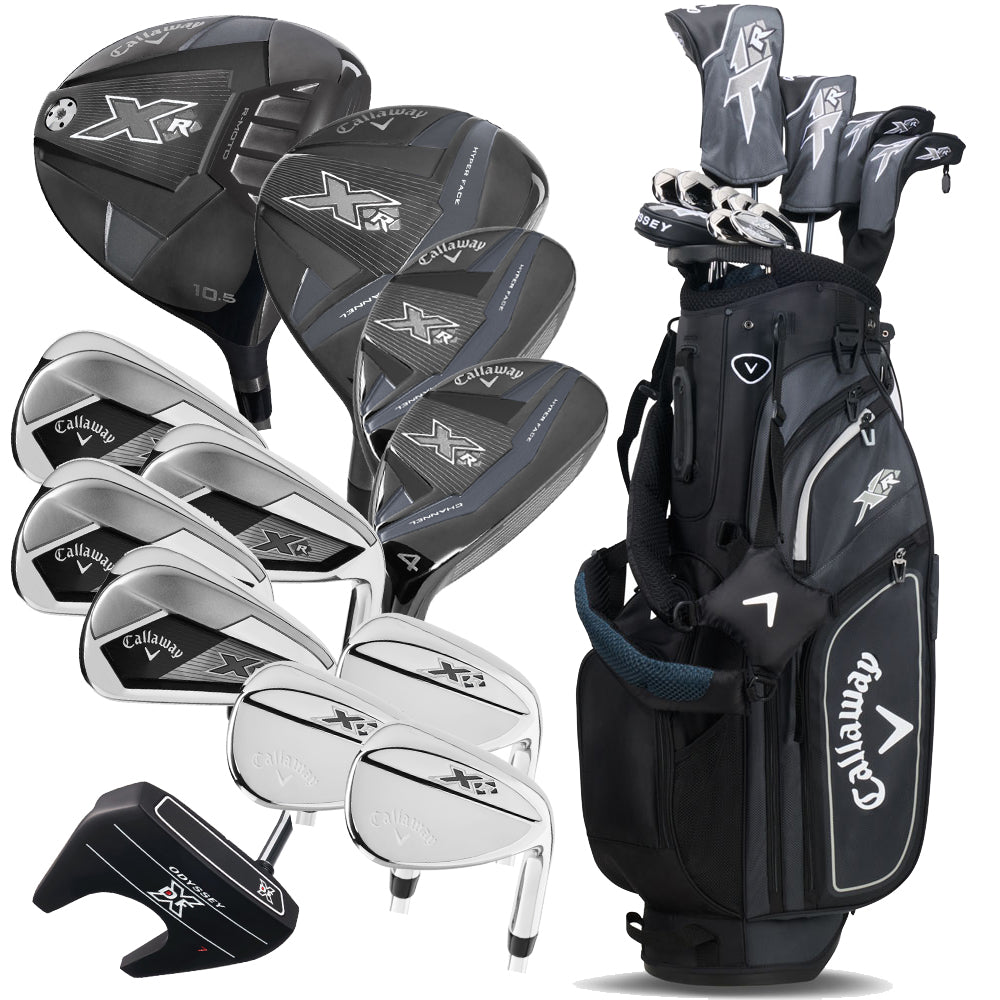 Callaway XR 13-Piece Stand Bag Package Set - Black/Silver - Graphite