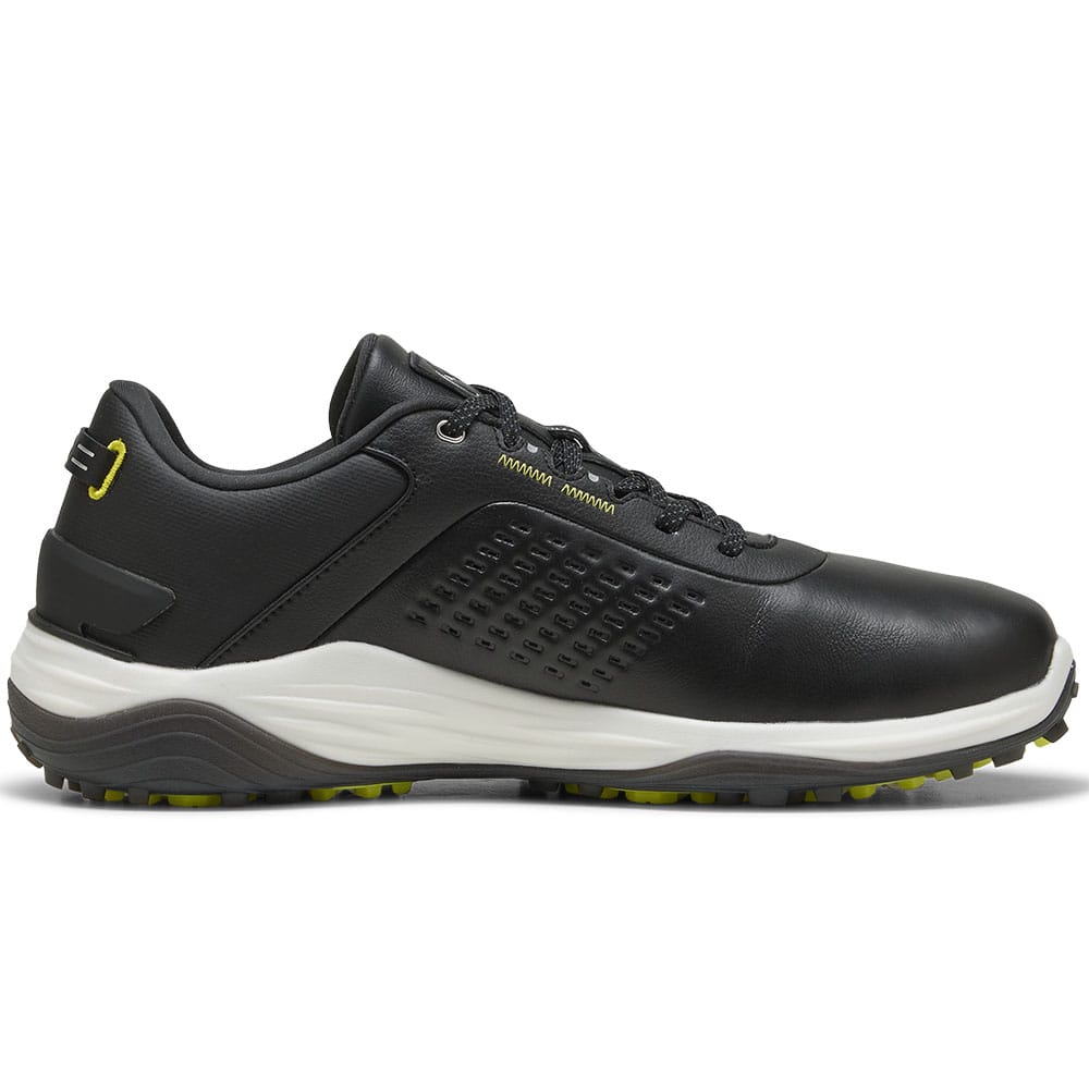 Puma Shadowcat NITRO Leather Spikeless Waterproof Shoes - Black/White