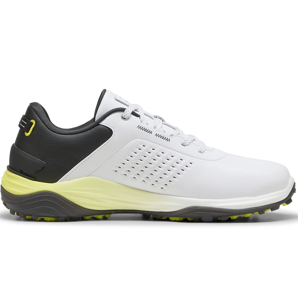 Puma Shadowcat NITRO Leather Spikeless Waterproof Shoes - White/Black