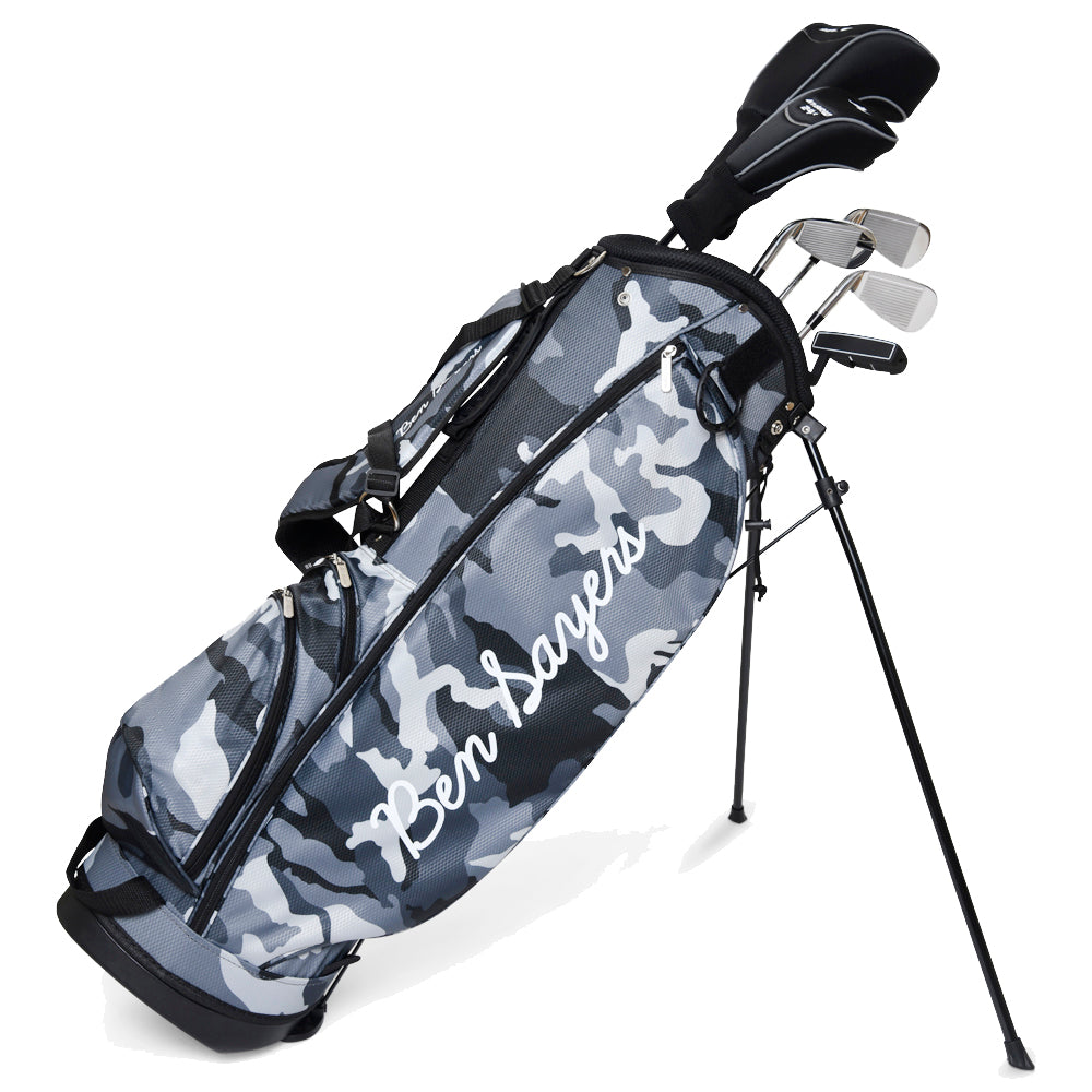 Ben Sayers M8 7-Piece Stand Bag Package Set - Camo - Steel