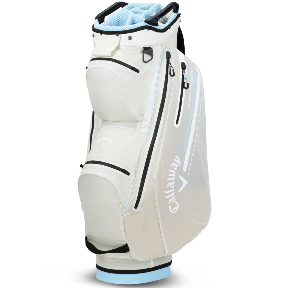 Callaway Chev Dry 14 Waterproof Cart Bag - Silver/Glacier