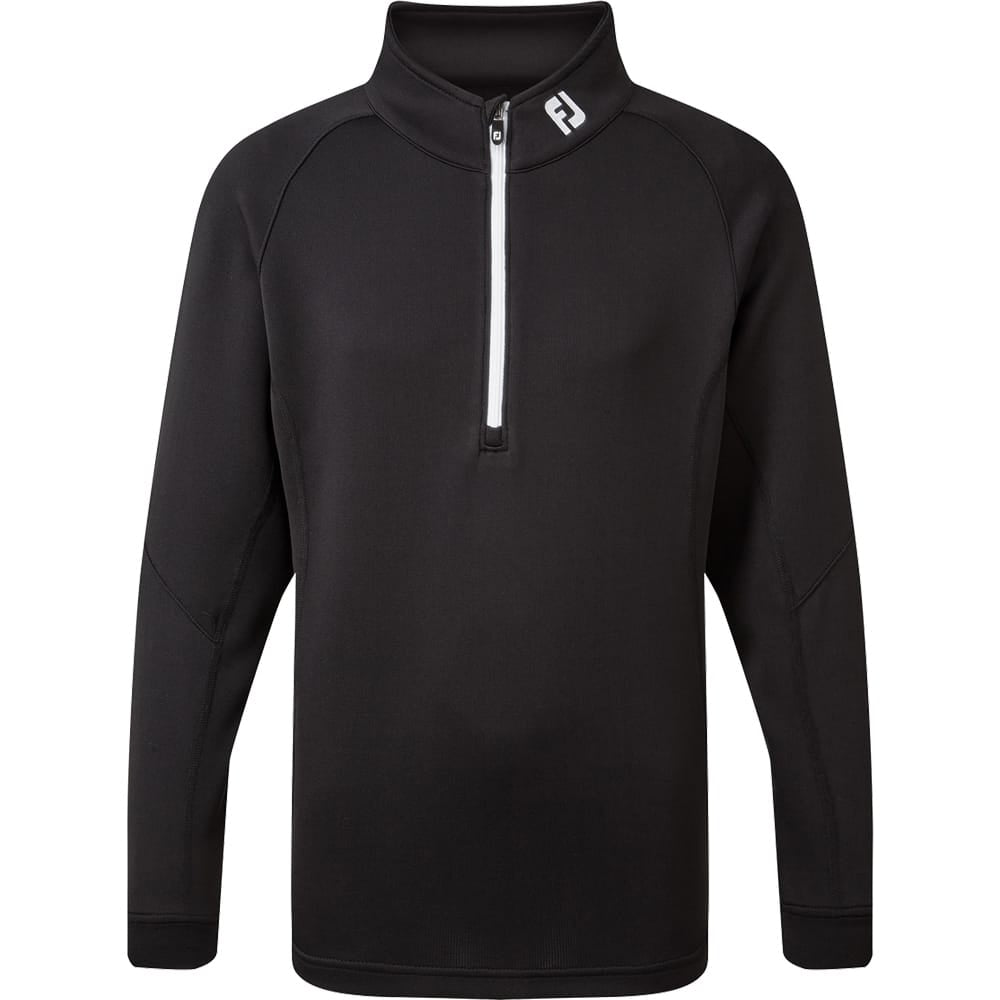 FootJoy Junior Chillout 1/4 Zip Pullover - Black