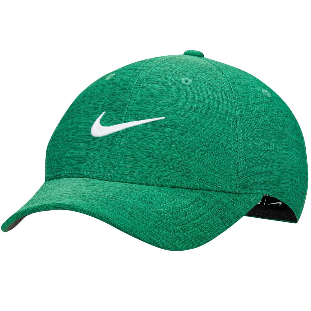 Nike Dri-FIT Club Structured Heathered Cap - Stadium Green/Vintage Gre