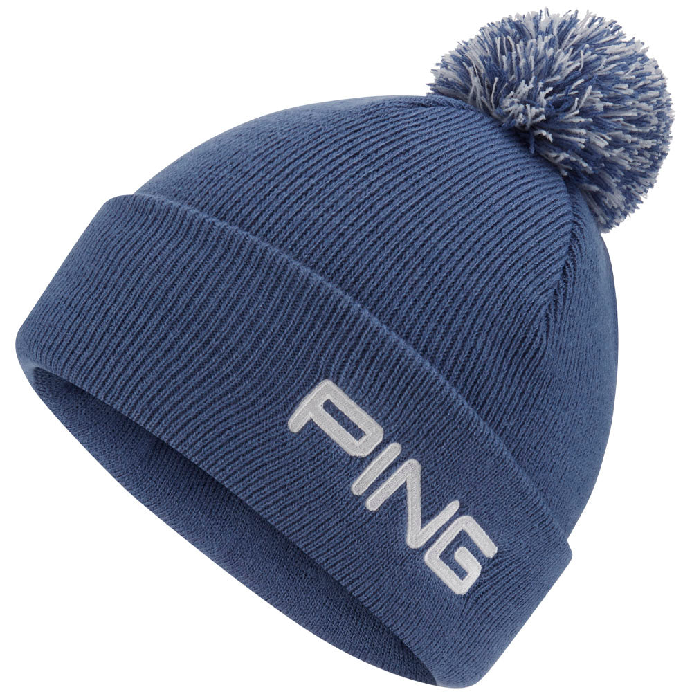 Ping Cresting Knit Beanie Hat - Blue Indigo