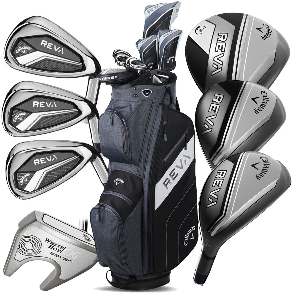 Callaway REVA 8-Piece Cart Bag Package Set Ladies - Black