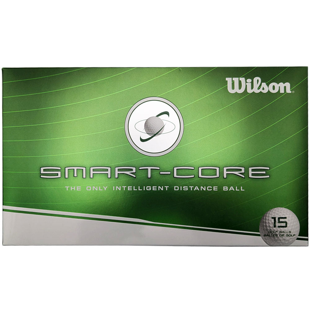 Wilson Smart Core Pro Distance Golf Balls - White - 15 Pack