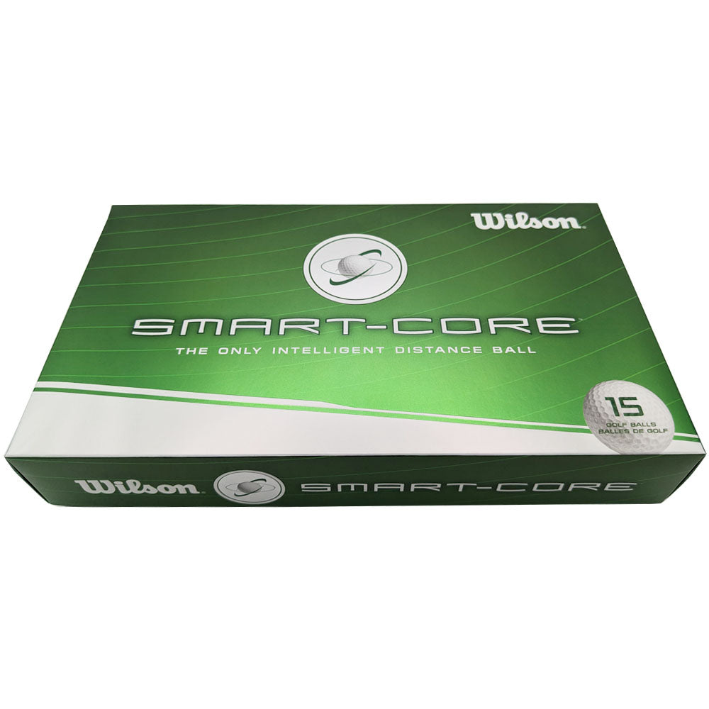 Wilson Smart Core Pro Distance Golf Balls - White - 15 Pack