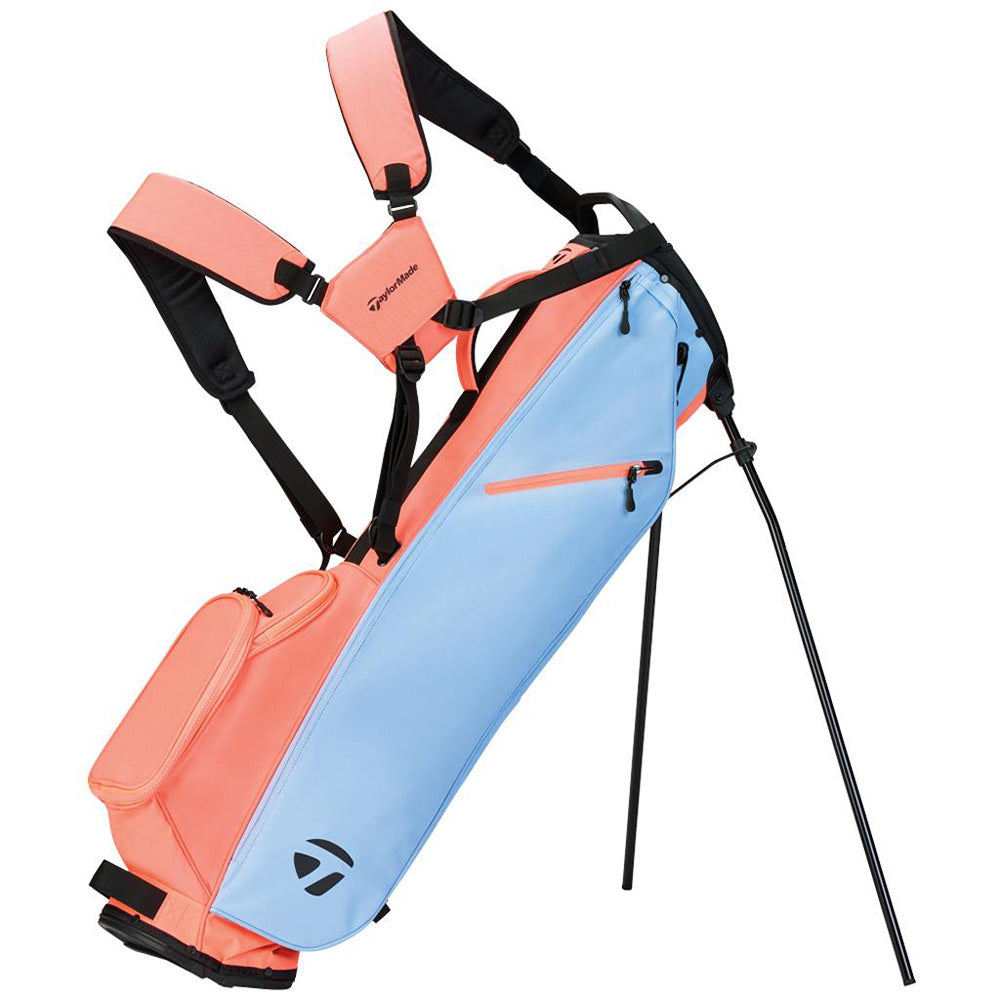 TaylorMade Flextech Stand Bag - Light Blue/Coral