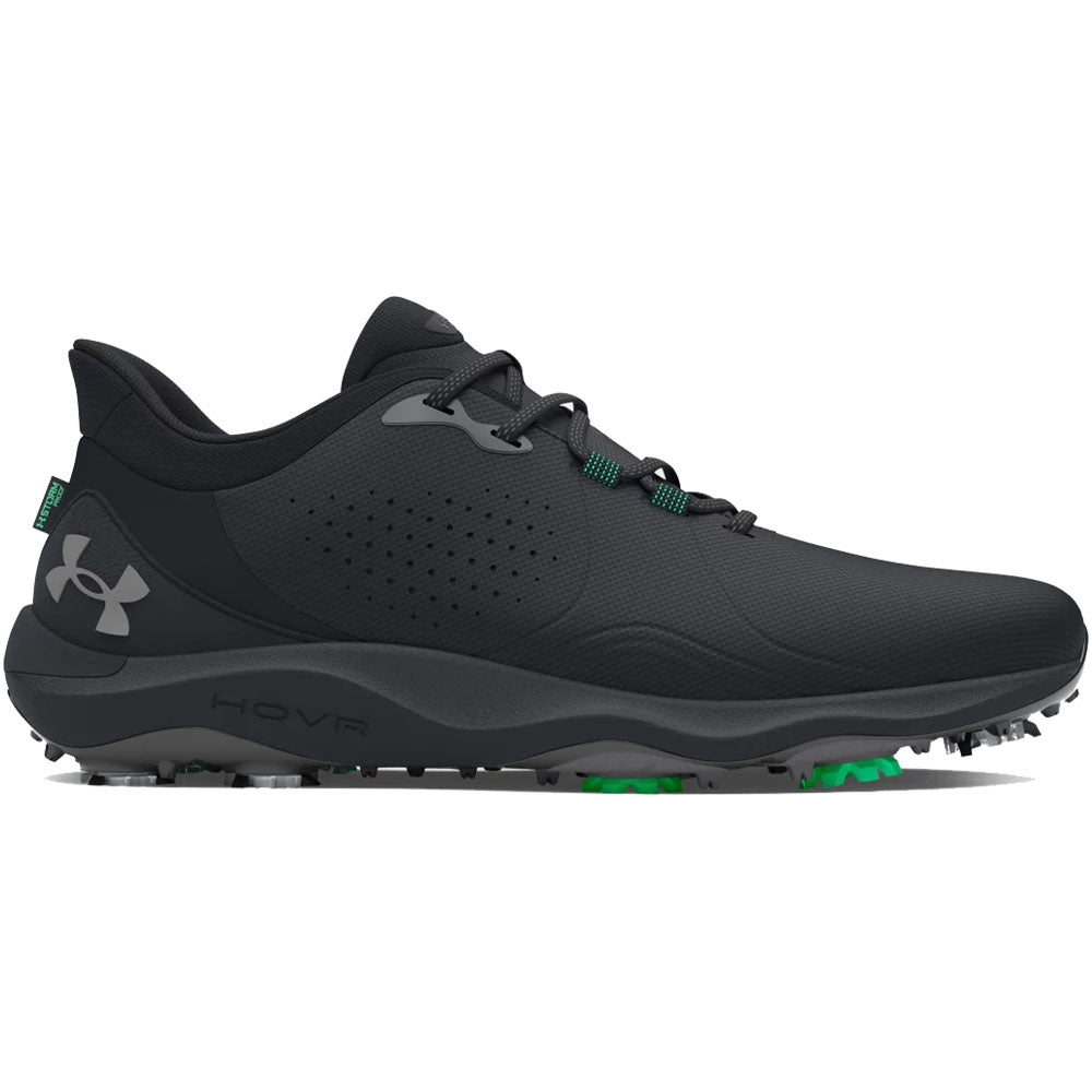 Under Armour Drive Pro Spiked Waterproof Shoes - Black/Black/Metallic