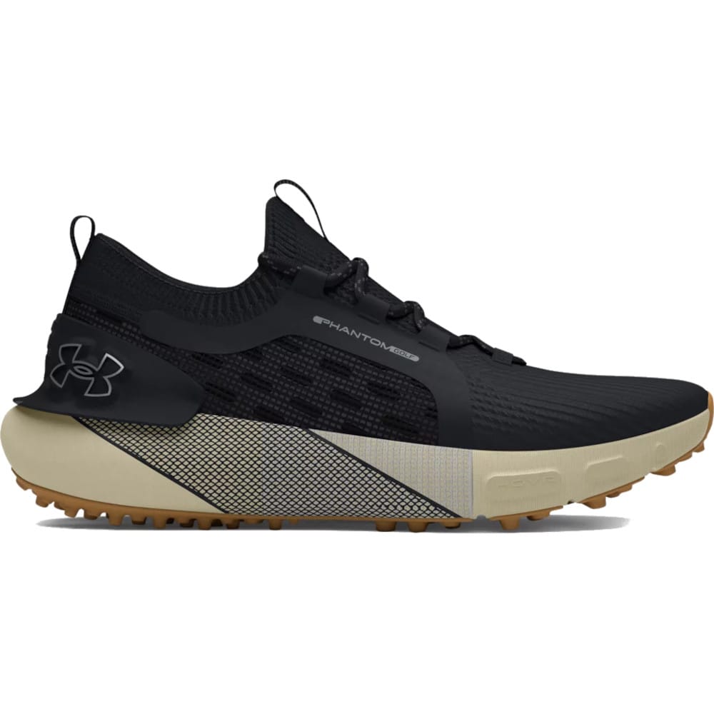 Under Armour Phantom Golf Spikeless Waterproof Shoes - Black/Silt/Blac