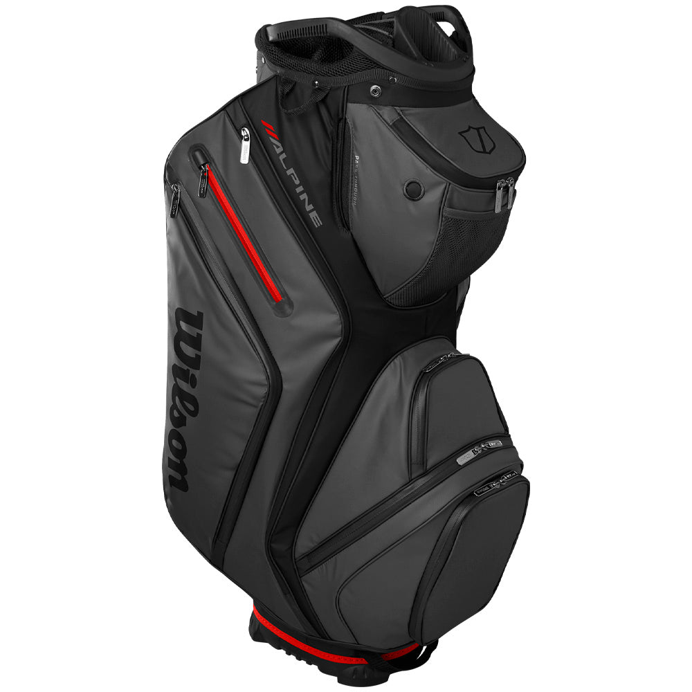 Wilson Alpine Cart 14 Bag - Black/Grey