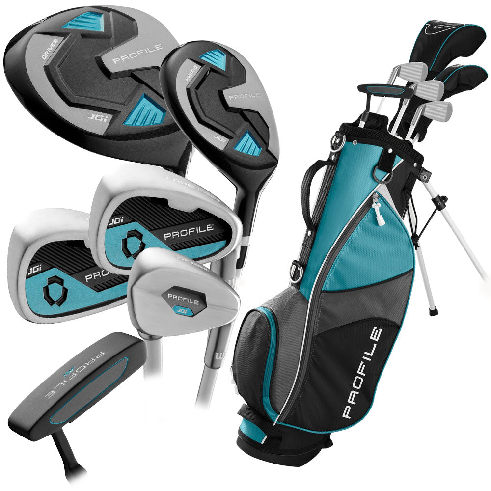Wilson Profile 7-Piece Junior Package Set - Large - Teal (Ages 11-14)