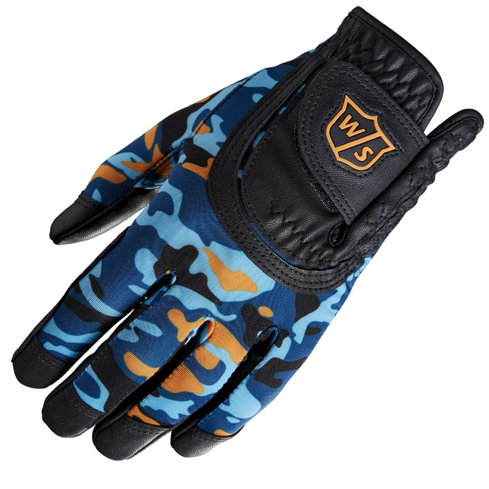 Wilson Junior All-Fit Golf Glove - Blue/Orange