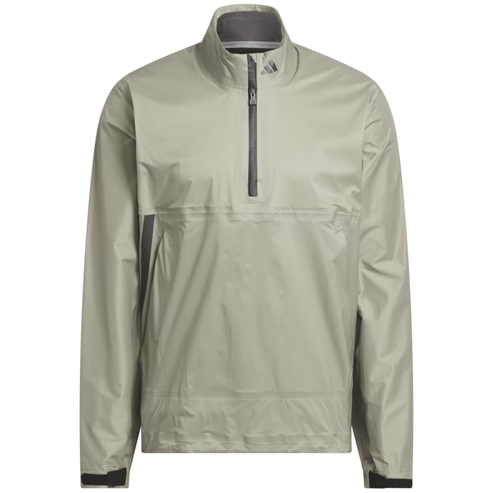 adidas Ultimate365 Tour CLIMAPROOF+ Half-Zip Waterproof Jacket - Silve