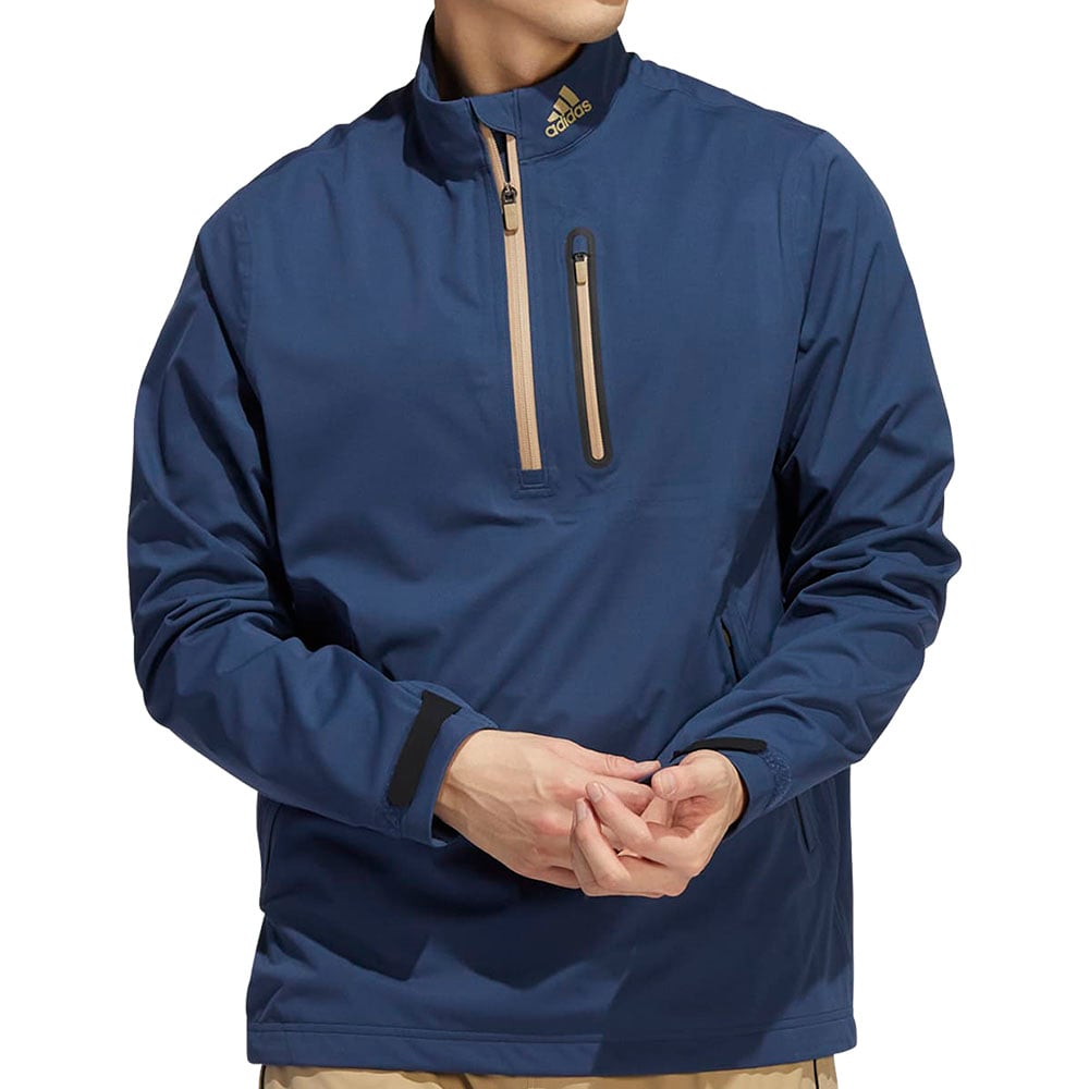 adidas RAIN.RDY 1/2 Zip Waterproof Jacket - Crew Navy