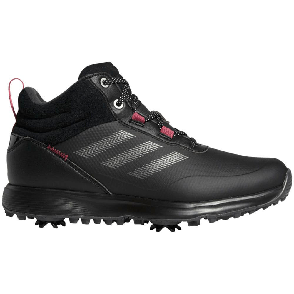 adidas S2G Mid Spiked Ladies Waterproof Shoes - Core Black/Dark Silver