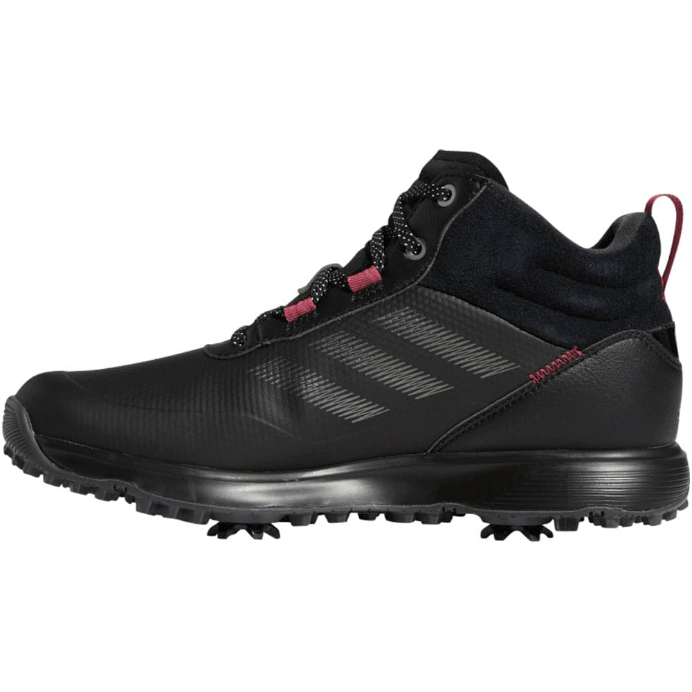 adidas S2G Mid Spiked Ladies Waterproof Shoes - Core Black/Dark Silver
