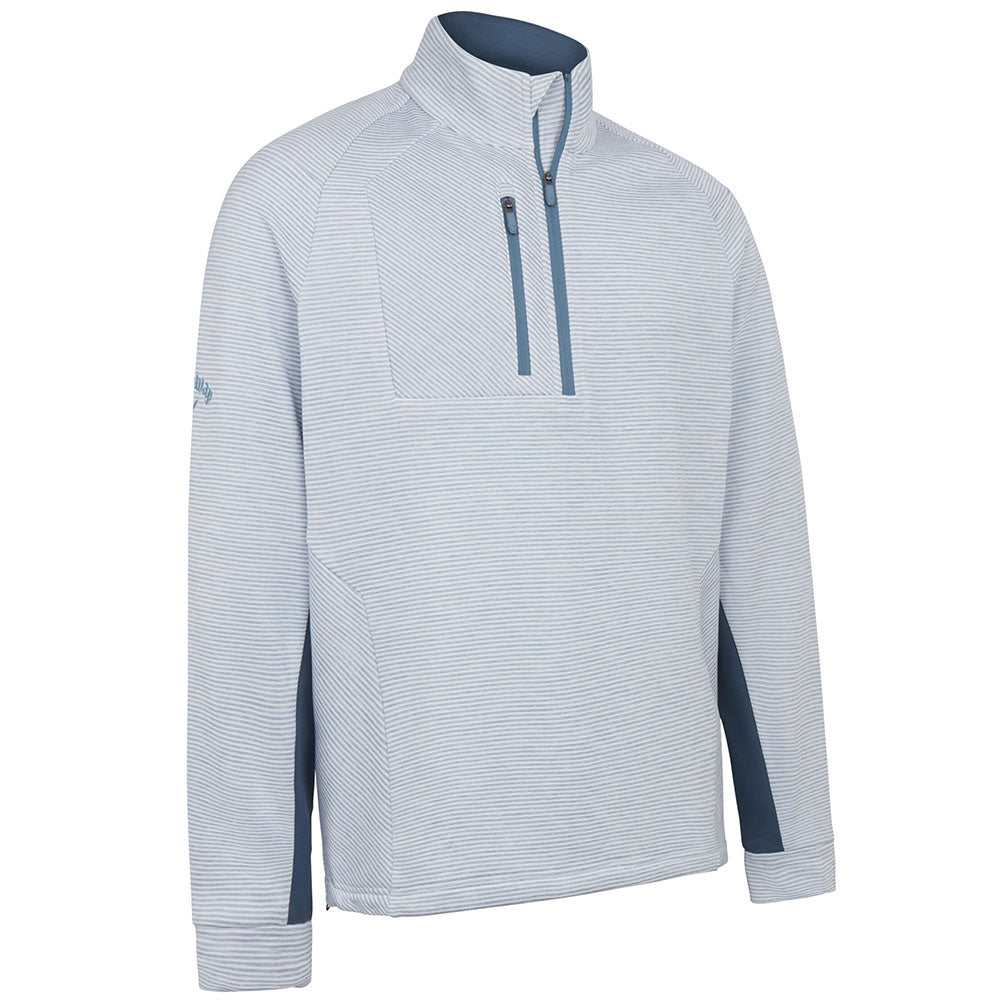 Callaway Heather Eco Stripe Fleece - Light Mountain Spring Heather