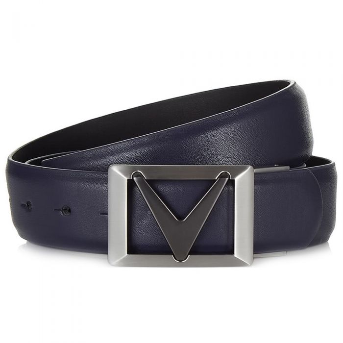 Callaway Chev II Leather Belt - Caviar