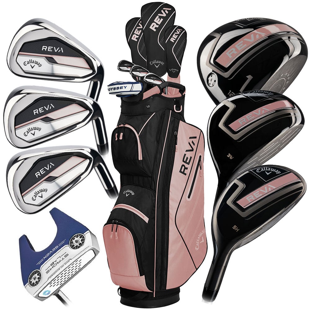 Callaway REVA Ladies 8-Piece Package Set - Rose Gold