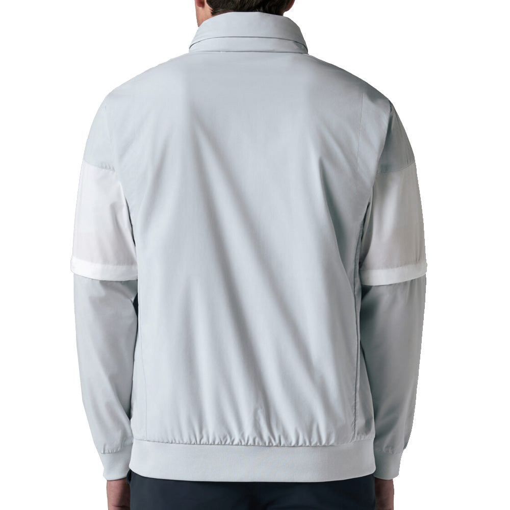 Callaway Legacy Collection Half Zip Convertible Rain Jacket - Gray Daw
