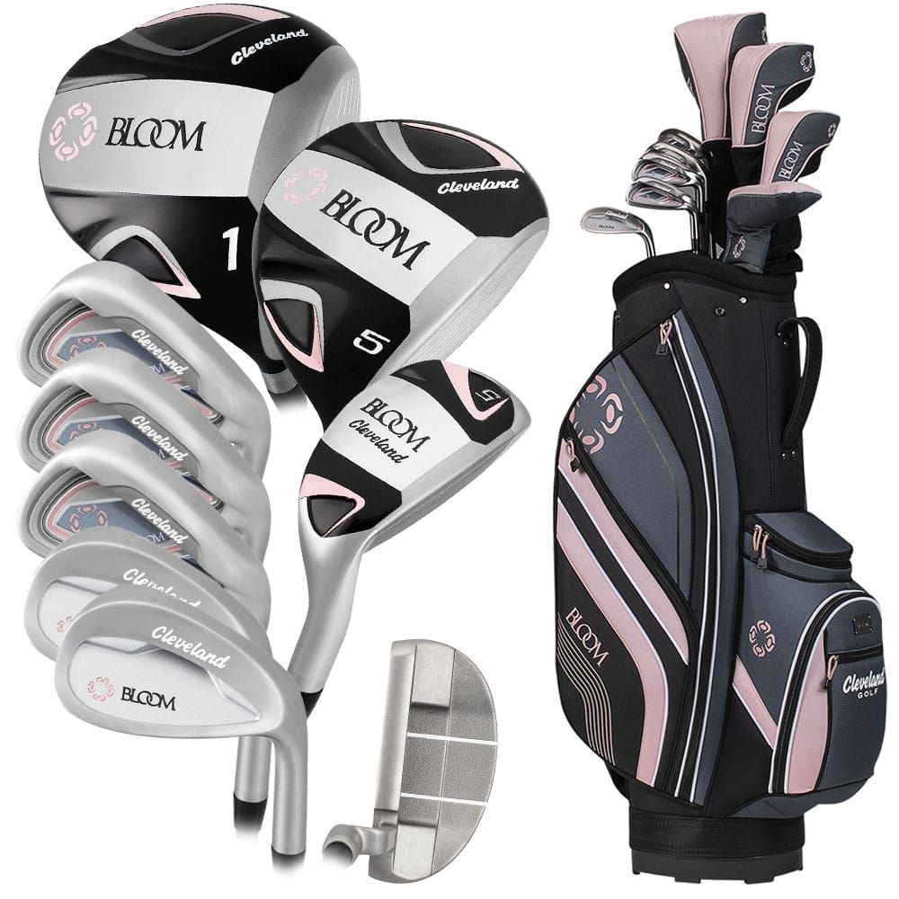 Cleveland Bloom 10-Piece Cart Bag Package Set - Ladies/Youth