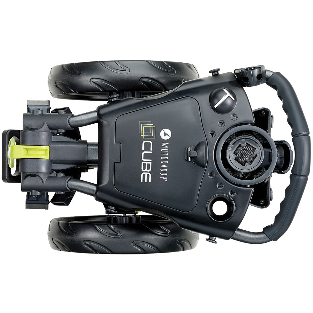 Motocaddy CUBE Push Trolley - Graphite/Lime