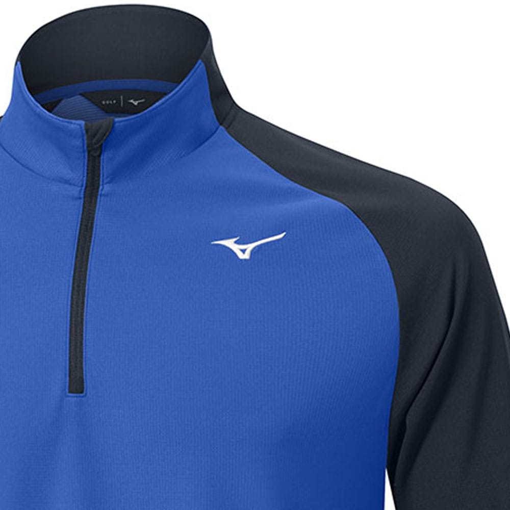Mizuno Winter Breeze Bloc 1/4 Zip Pullover - Blue