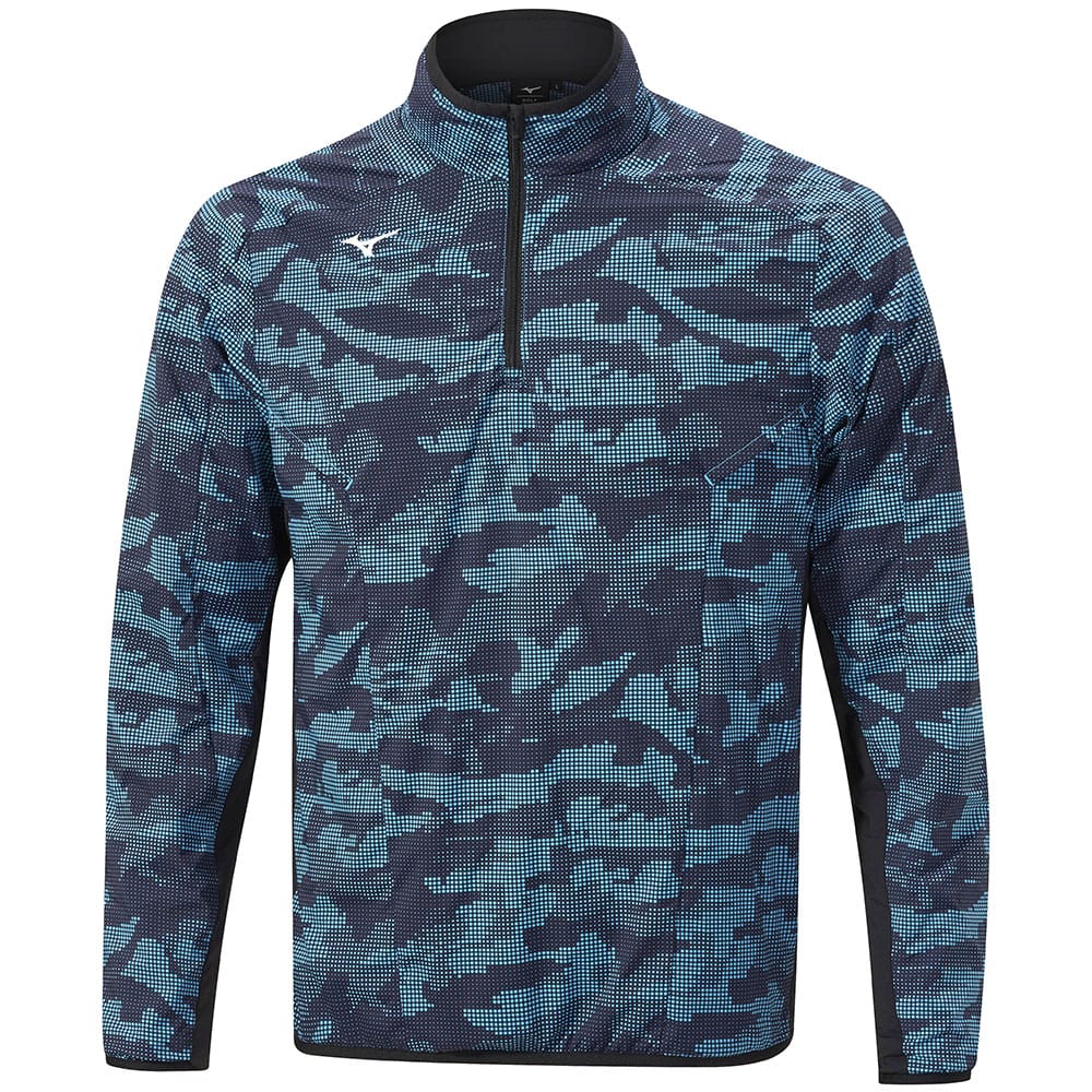 Mizuno Winter Stretch 1/4 Zip Jacket - Ocean Blue