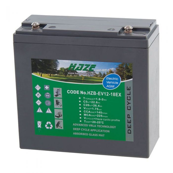 Motocaddy 12V 21Ah 18 Hole Lead Acid Battery
