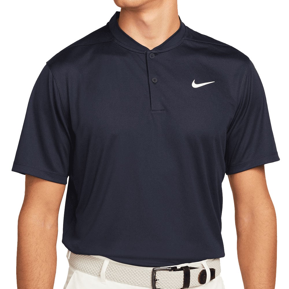 Nike Dri-FIT Victory Blade Polo Shirt - Obsidian/White