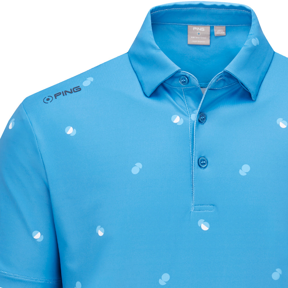 Ping Two Tone SensorCool Polo Shirt - Danube/Infinity Blue
