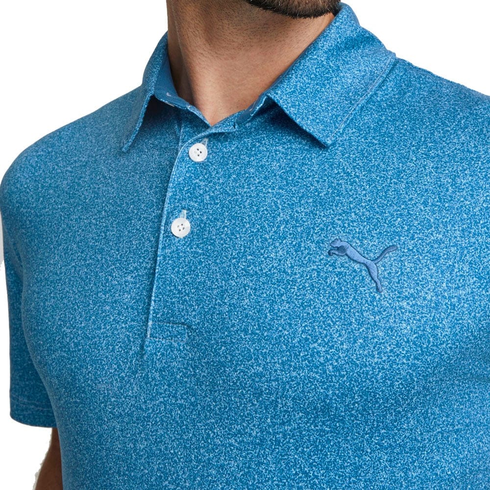 Puma Cloudspun Primary Polo Shirt - Lake Blue