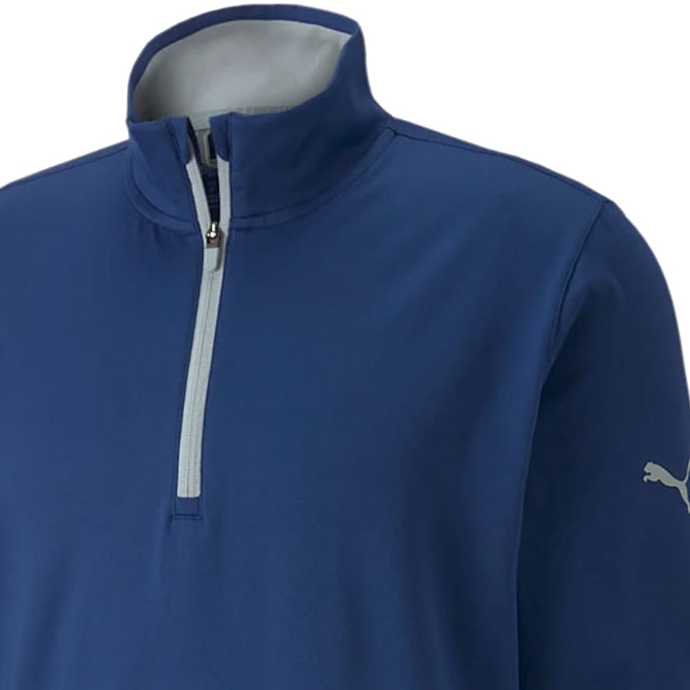 Puma Gamer 1/4 Zip Pullover - Blazing Blue/High Rise