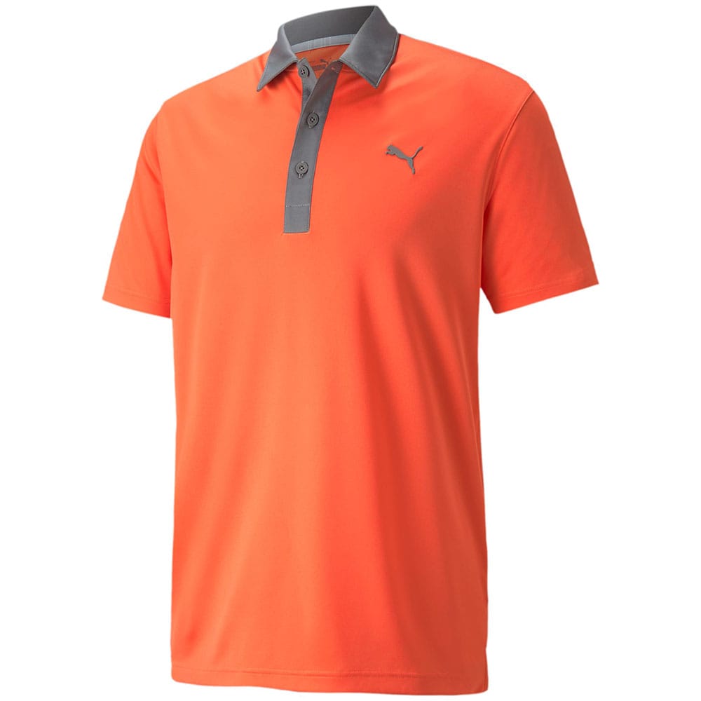 Puma Gamer Polo Shirt - Hot Coral/Quiet Shade