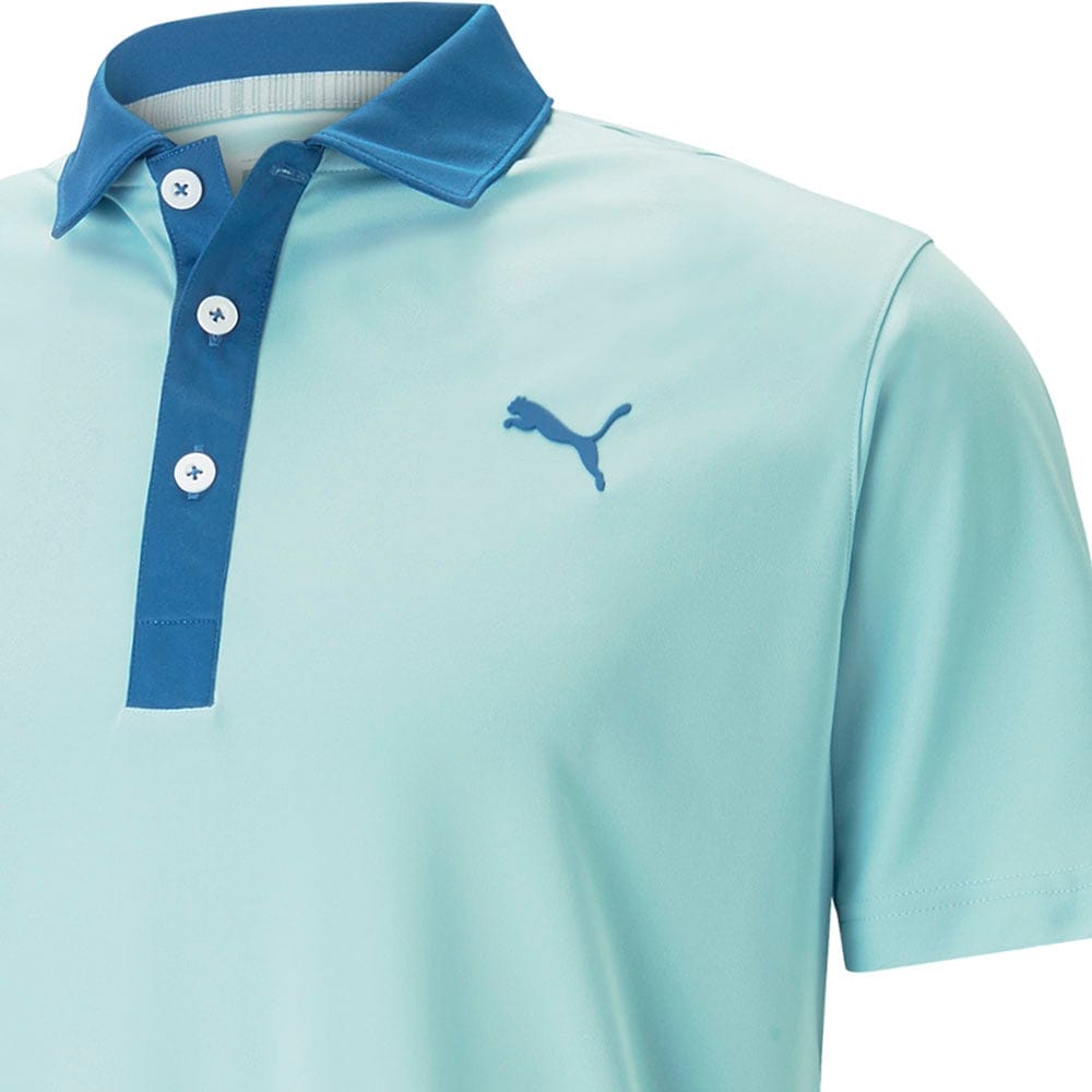 Puma Gamer Polo Shirt - Tropical Aqua/Lake Blue