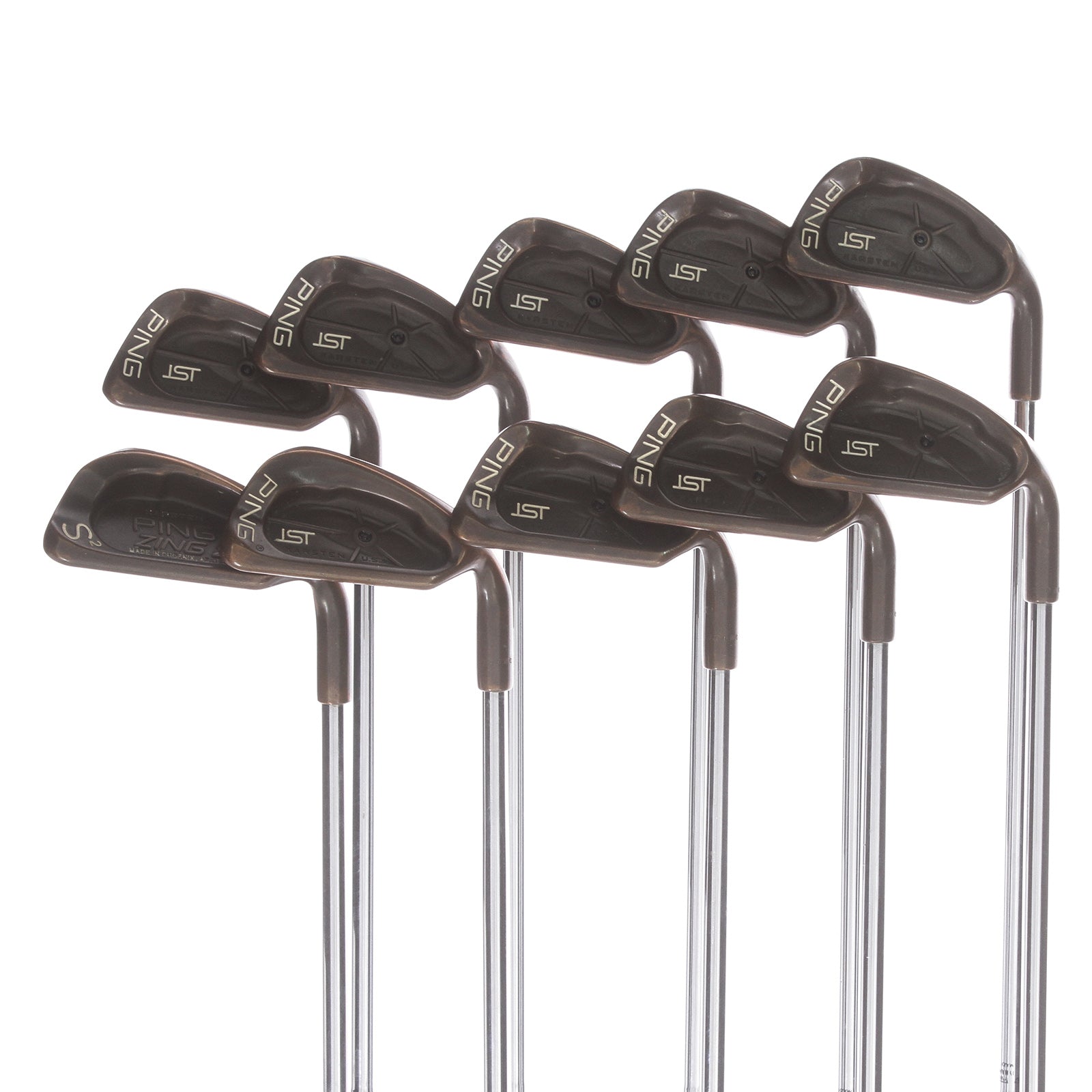 Ping IST Steel Mens Right Hand Irons 3-SW Black Dot Regular - Ping/Ste