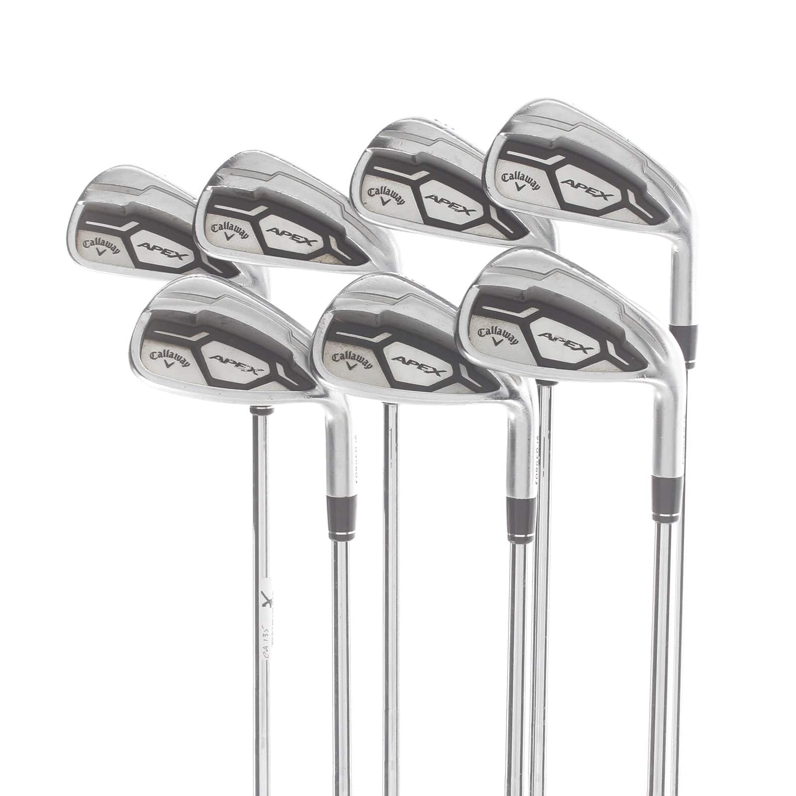 Callaway Apex CF 16 Steel Mens Right Hand Irons 4-PW Stiff - KBS Tour