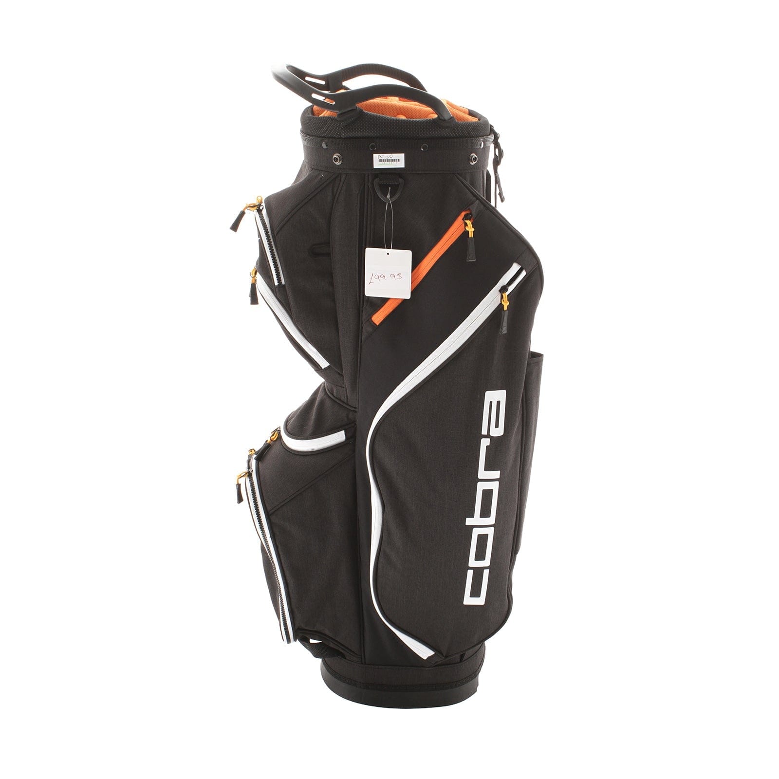Cobra Cart Bag - Black/Orange