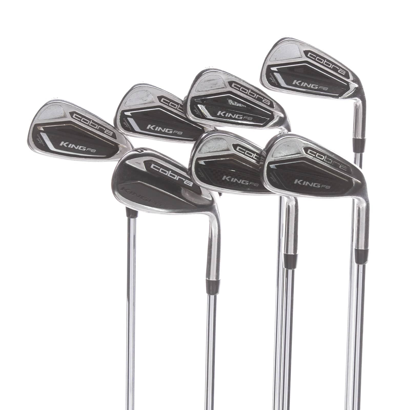 Cobra F8 Steel Men's Right Irons 5-GW Regular - True Temper XP 90 R