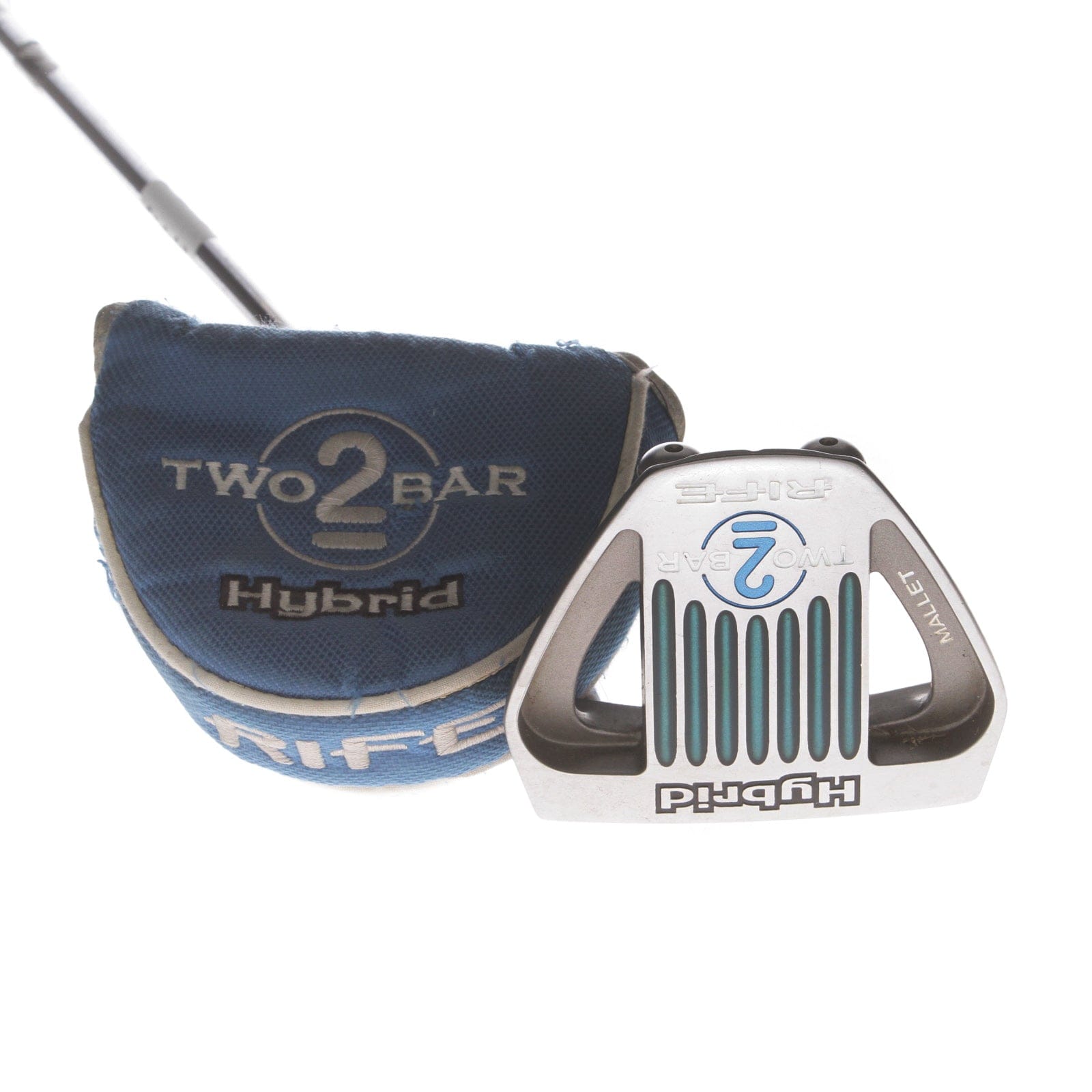 Rife Two 2 Bar Mens Right Hand Putter 34" Mallet - Super Stroke Flato