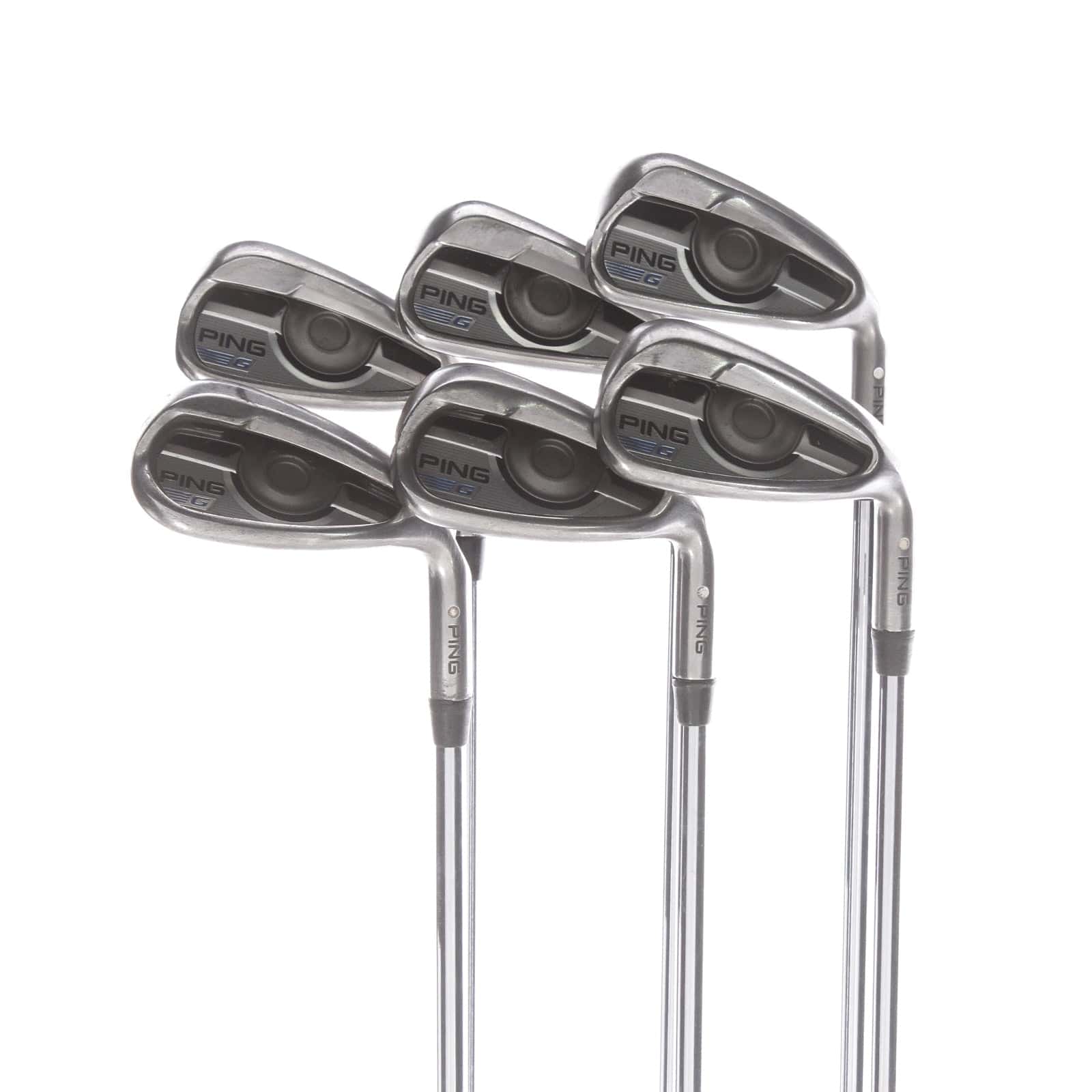 Ping G Series Steel Mens Right Hand Irons 6-SW White Dot 3* Upright St