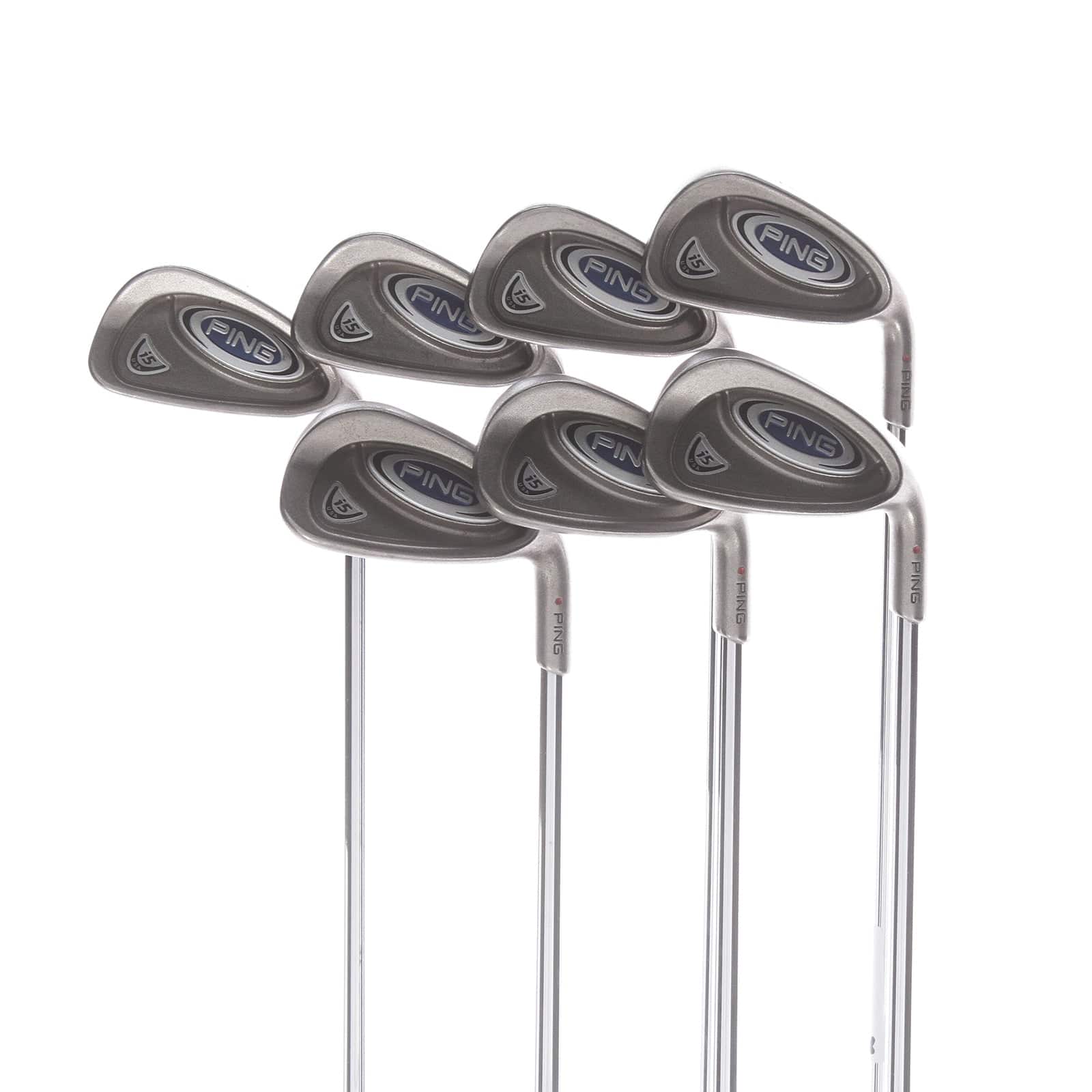 Ping i5 Steel Mens Right Hand Irons 4-PW Red Dot 1* Flat Regular - FCM