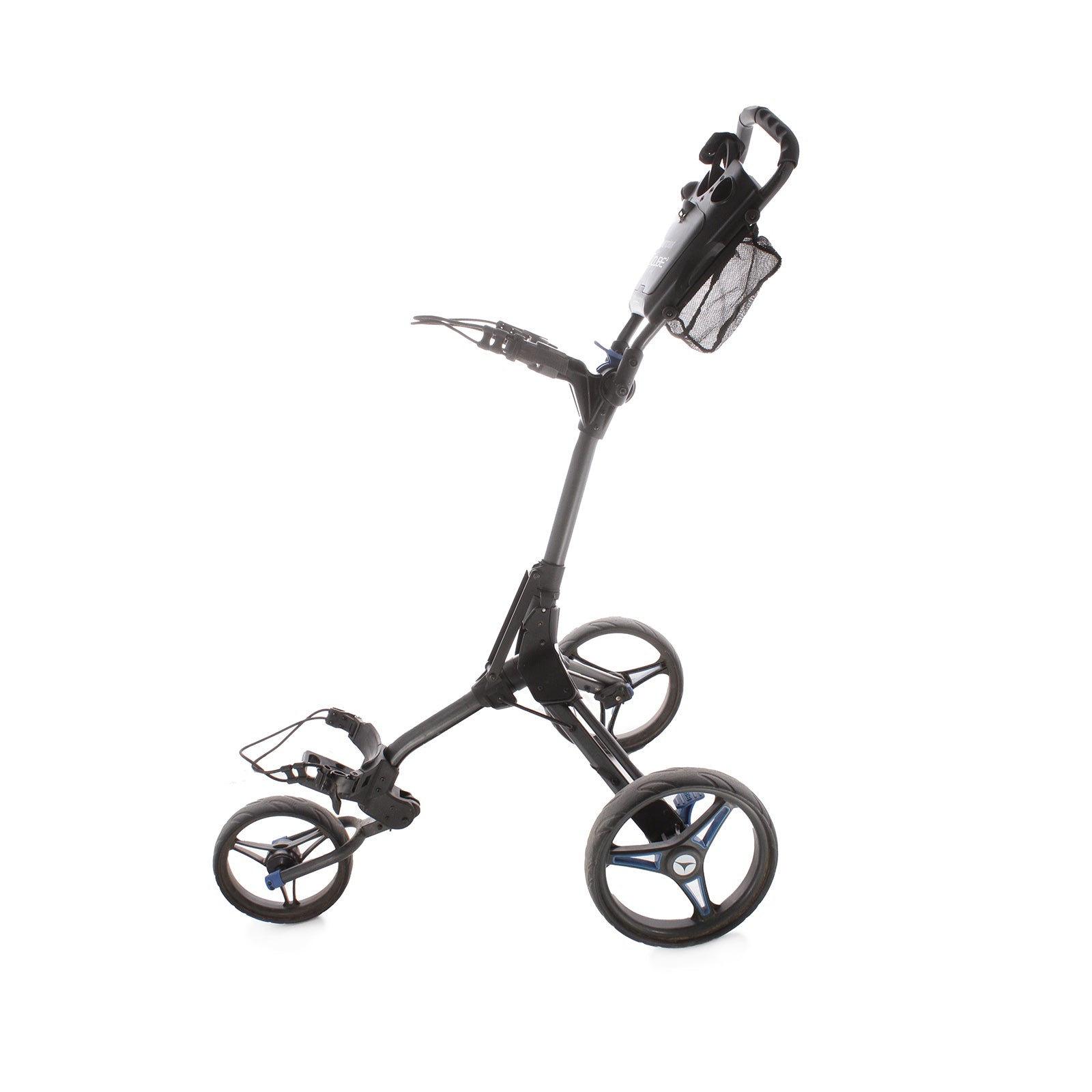 Motocaddy Cube 3 3-Wheel Push Trolley - Black/Blue