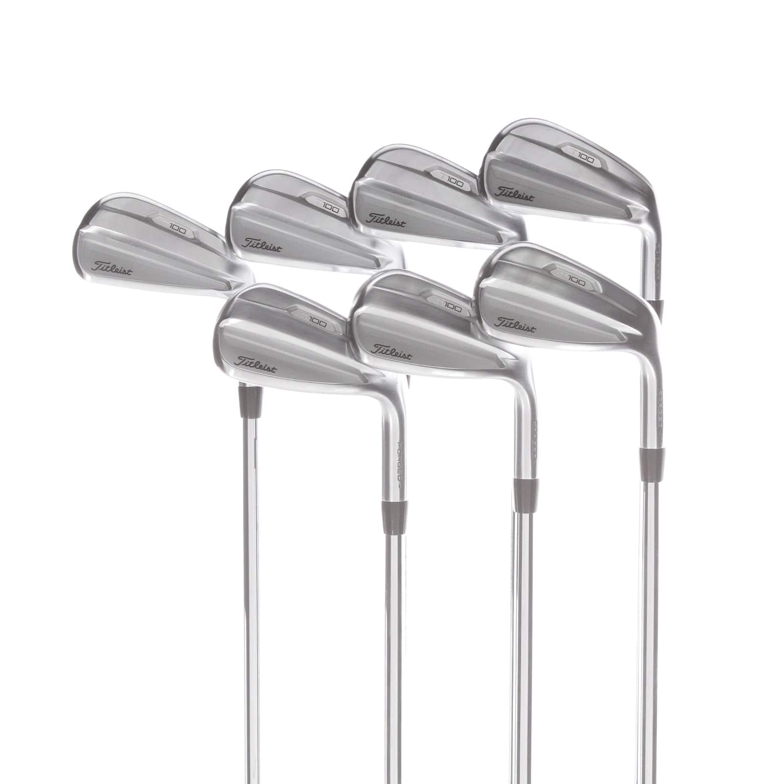 Titleist T100 2021 Steel Mens Right Hand Irons 4-PW Stiff - True Tempe