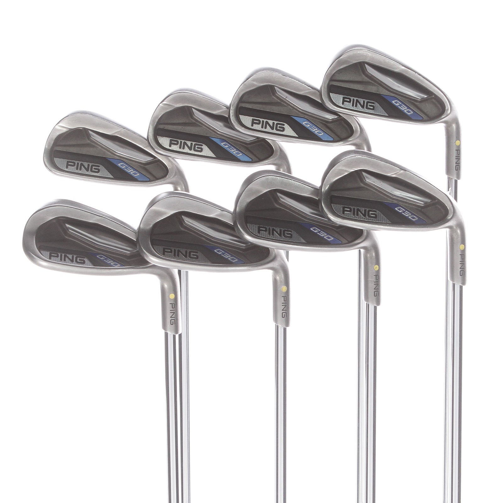 Ping G30 Steel Mens Right Hand Irons 4-SW Yellow Dot Regular - Ping CF