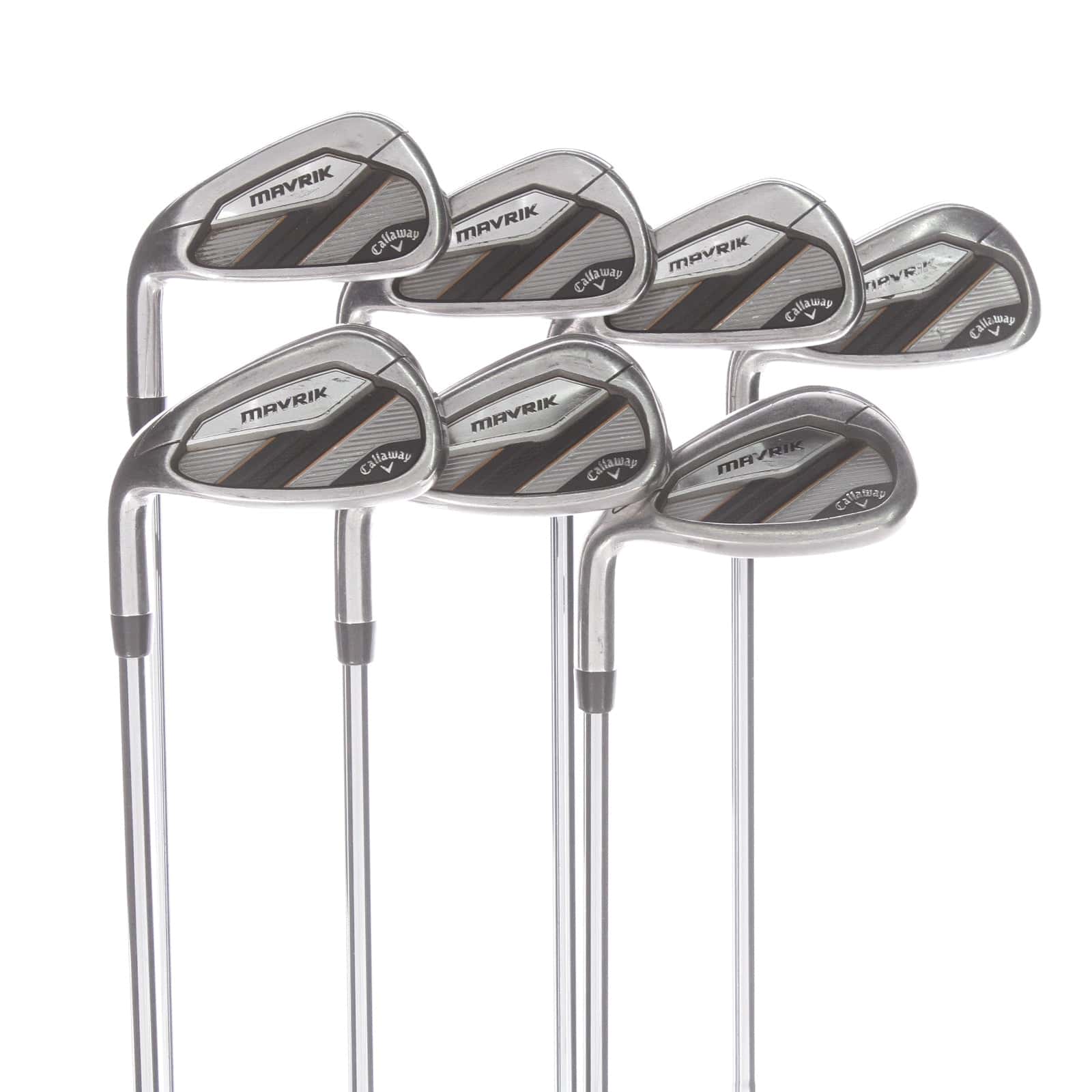 Callaway Mavrik Steel Mens Left Hand Irons 5-SW Stiff - Elevate 105 VS