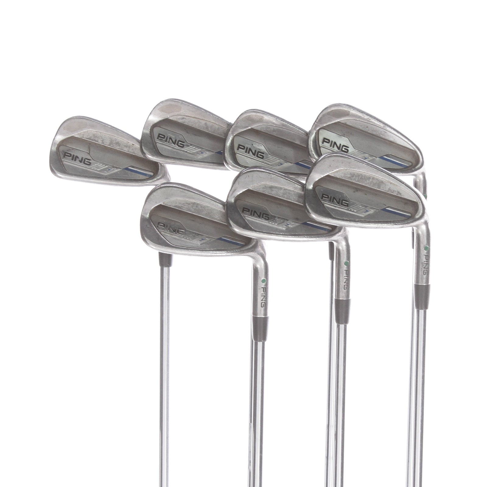 Ping i-Series E1 Steel Mens Right Hand Irons 4-PW Green Dot 2* Upright