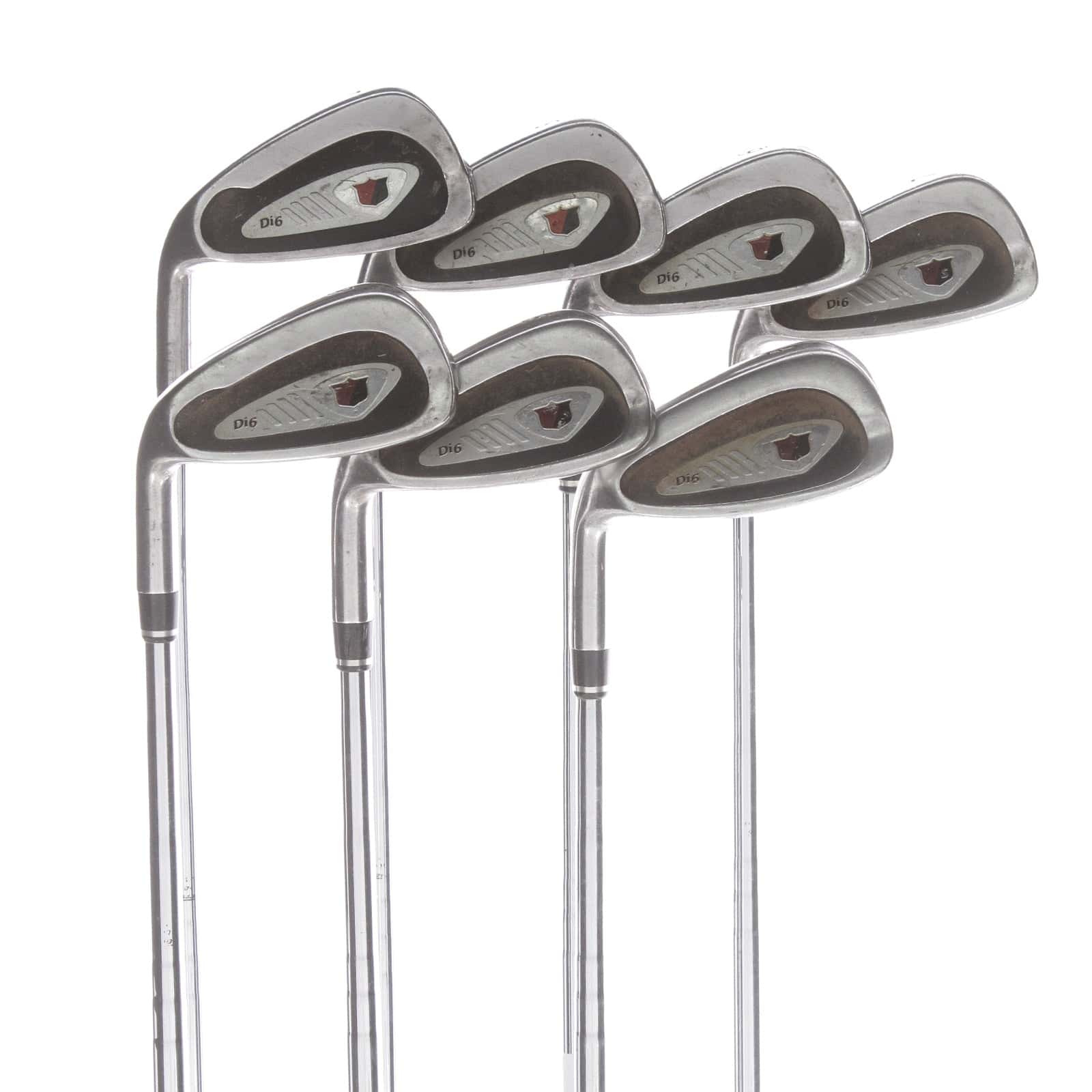 Wilson Di6 Steel Mens Left Hand Irons 4-PW Regular - True Temper Taper