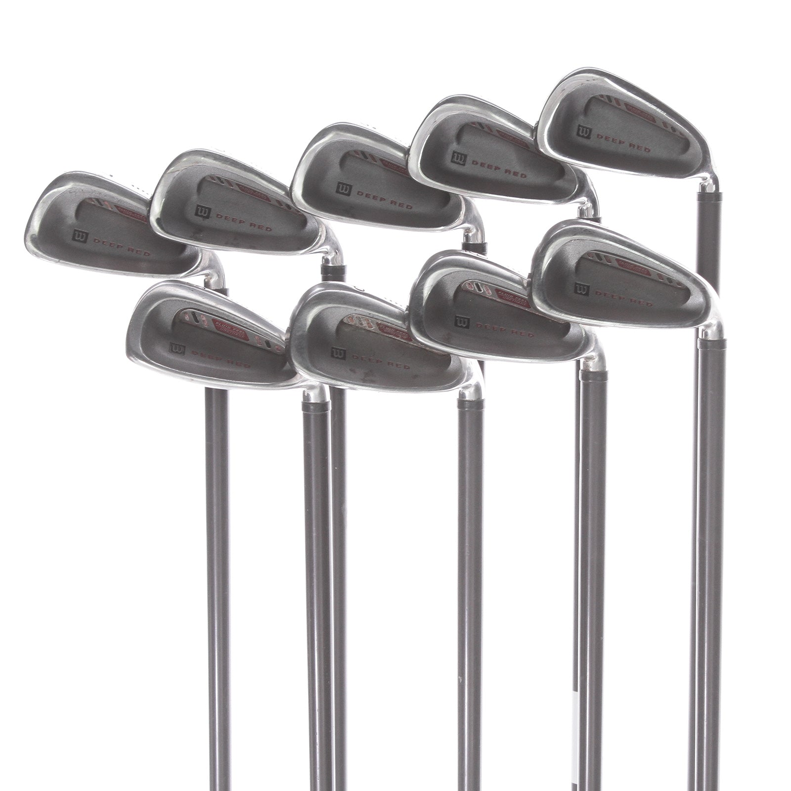 Wilson Deep Red Graphite Mens Right Hand Irons 3-SW Regular - Wilson F